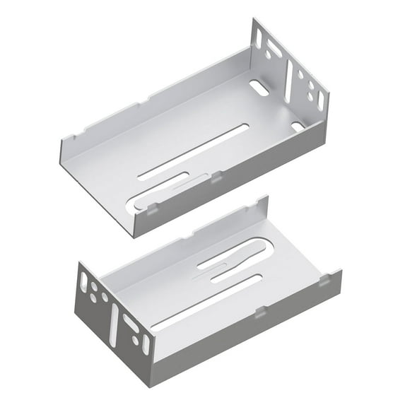 Hyjoy 10 Pairs Rear Brackets for Face Frame Cabinets Part Drawer (Width ...