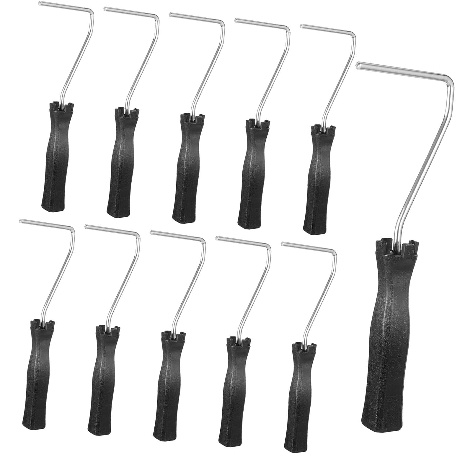Hyjoy 10-Piece Paint Roller Handle 4 Inch Mini Paint Frame Metal Small ...