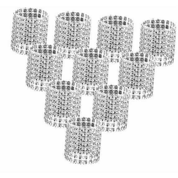 Hyjoy 100pcs, Silver Buckles for Table Decorations, Wedding, Dinner ...