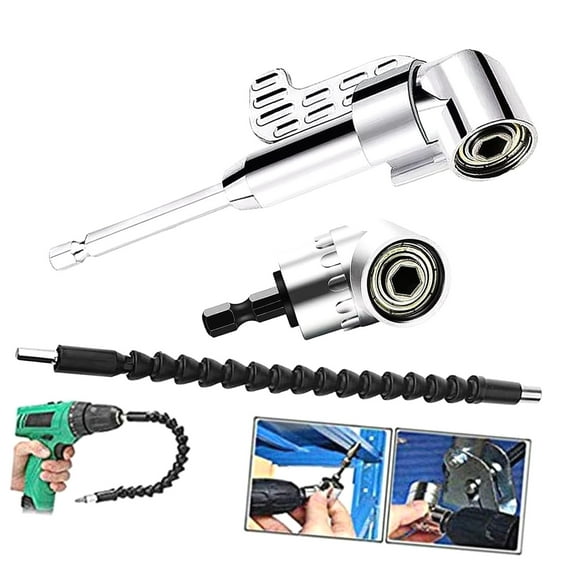 Hyjoy 105 Degree Right Angle Driver Angle Extension Screwdriver Drill ...
