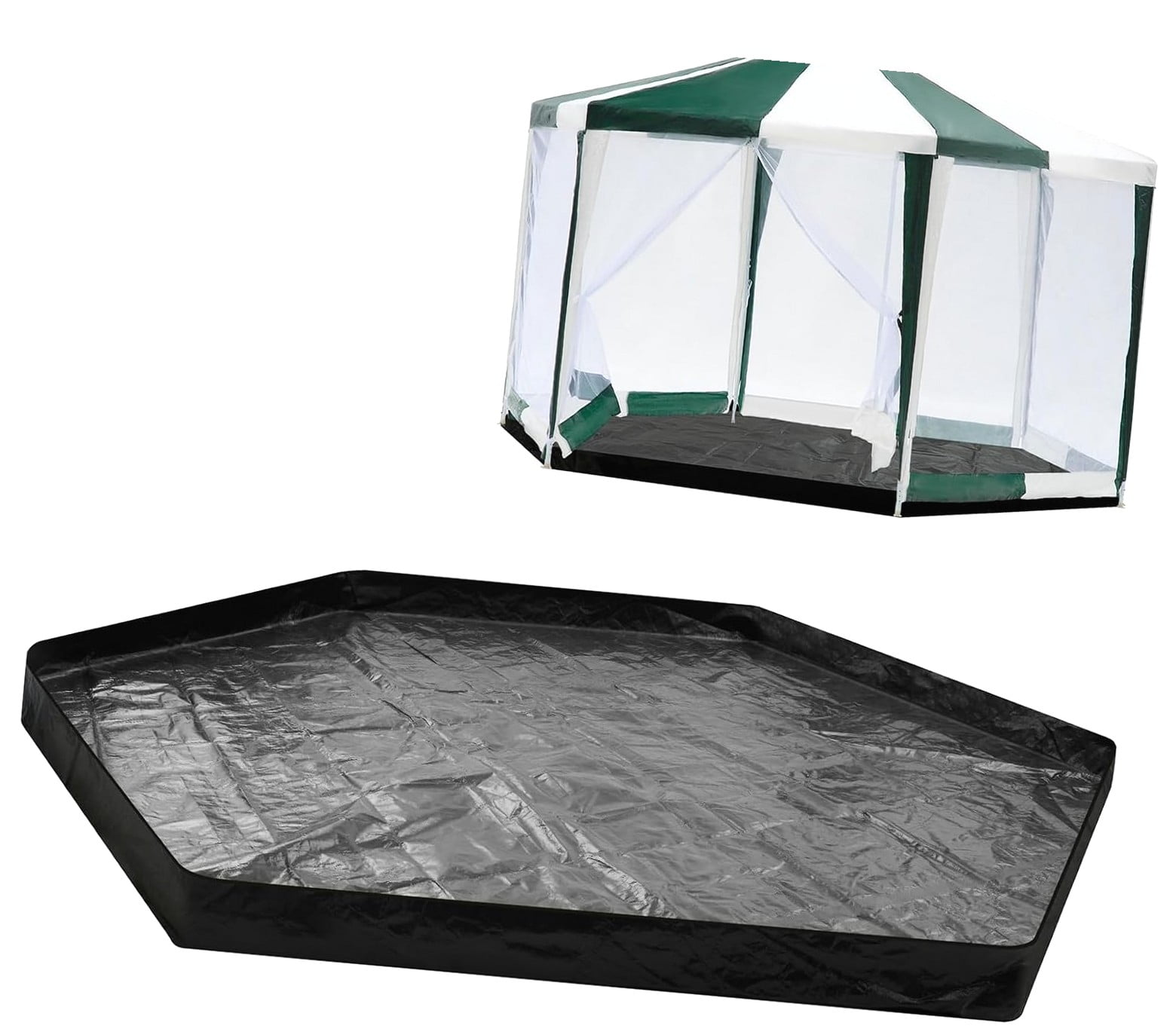 Hyjoy 12.5 ft Removable Tent Footprint Mat Tarp Camping Tent Tarp Floor ...