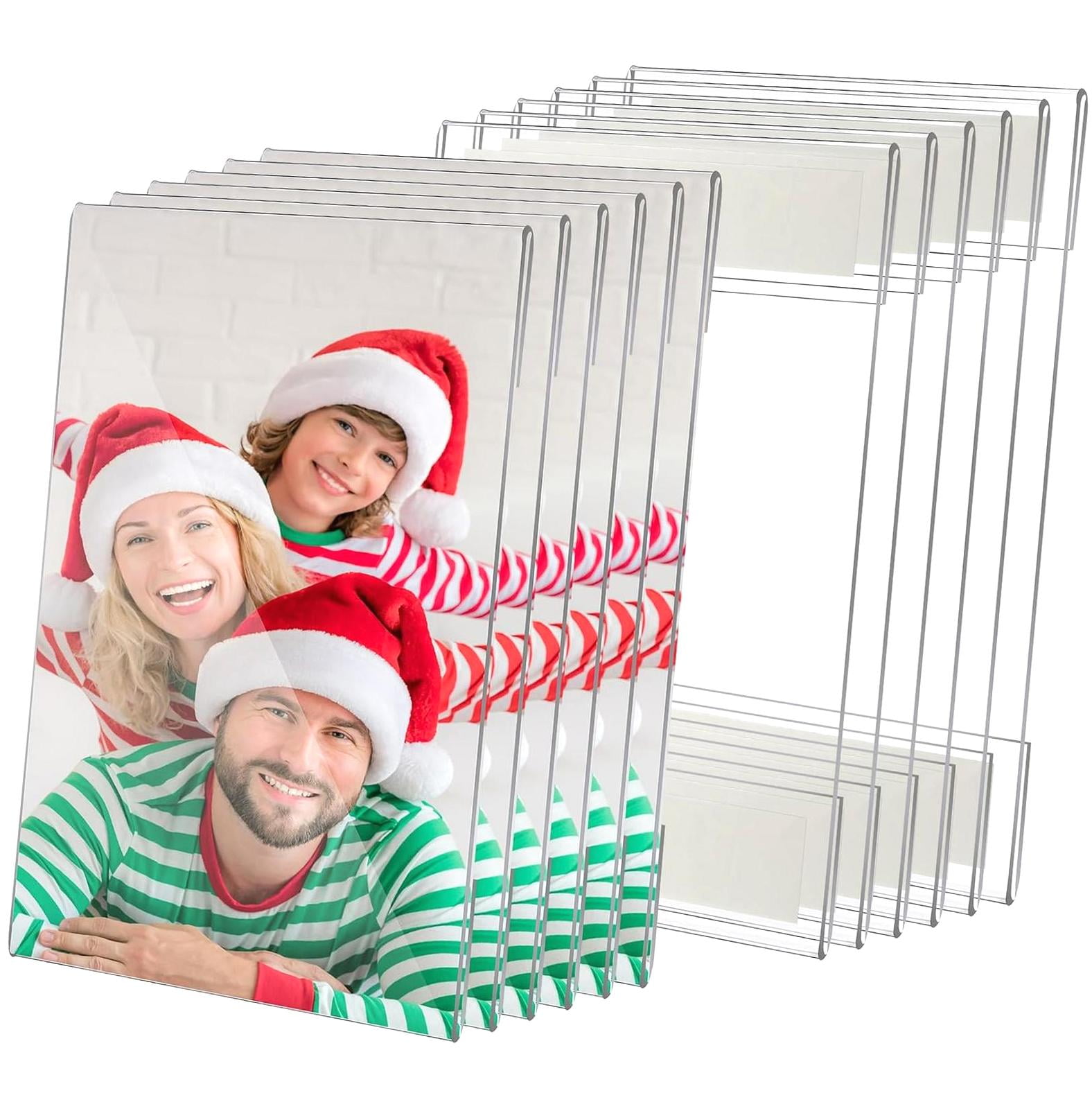 Hyjoy 12 Pcs Acrylic Picture Frame 11 x 17 Inches Clear Frameless ...