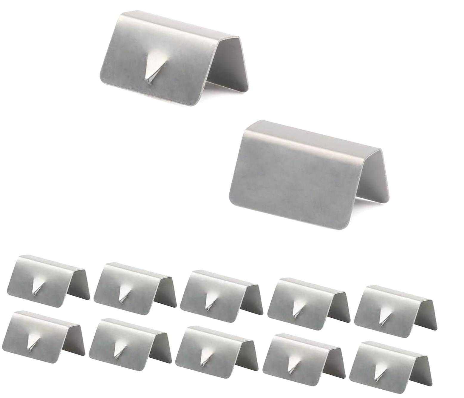 Hyjoy 12 Piece Automobile Wind Deflector Fasteners, Steel Rain Gutter ...