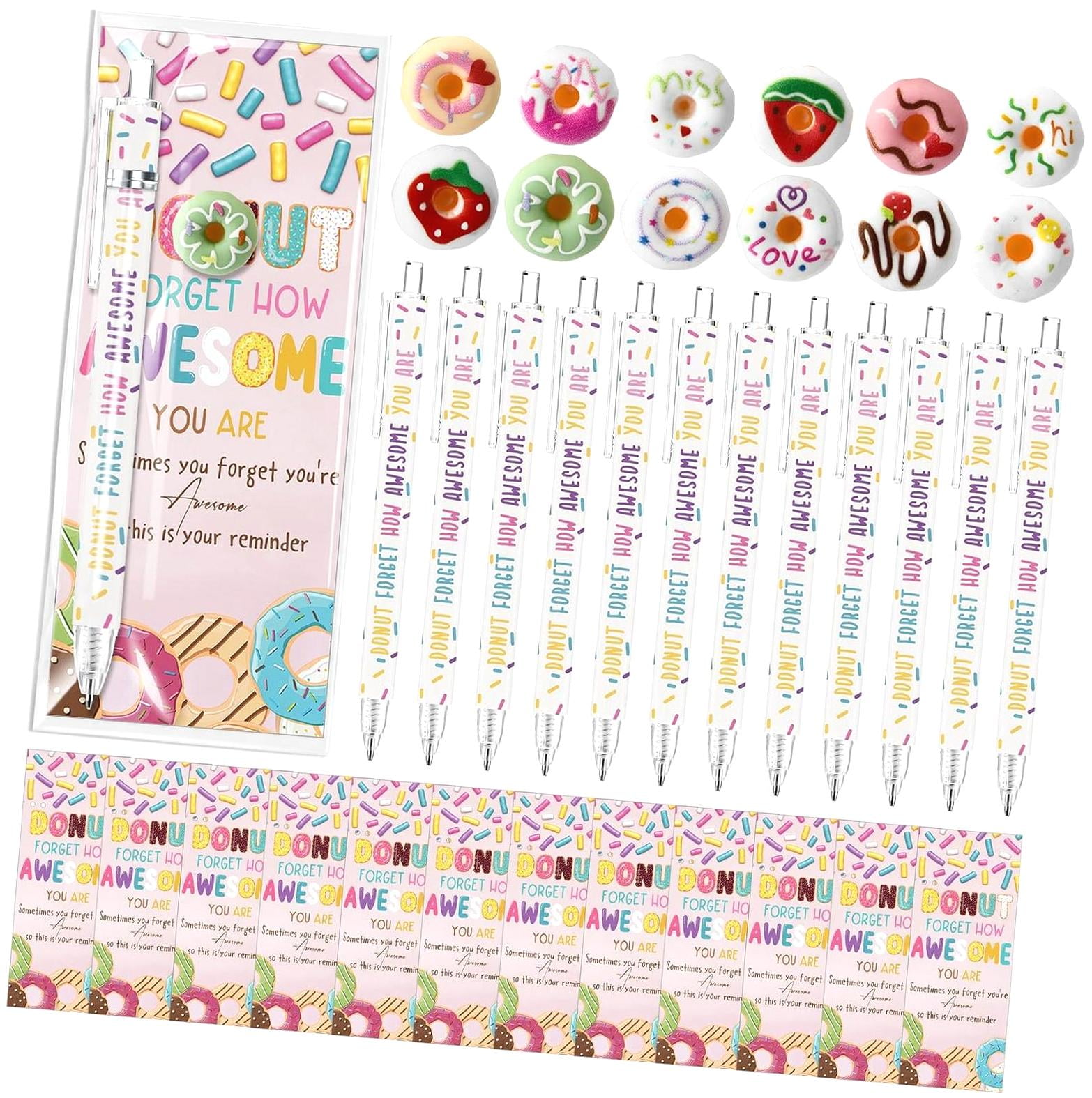 Hyjoy 12 Sets Cna Week Bulk Donuts Appreciation Ballpoint Pen Resin ...
