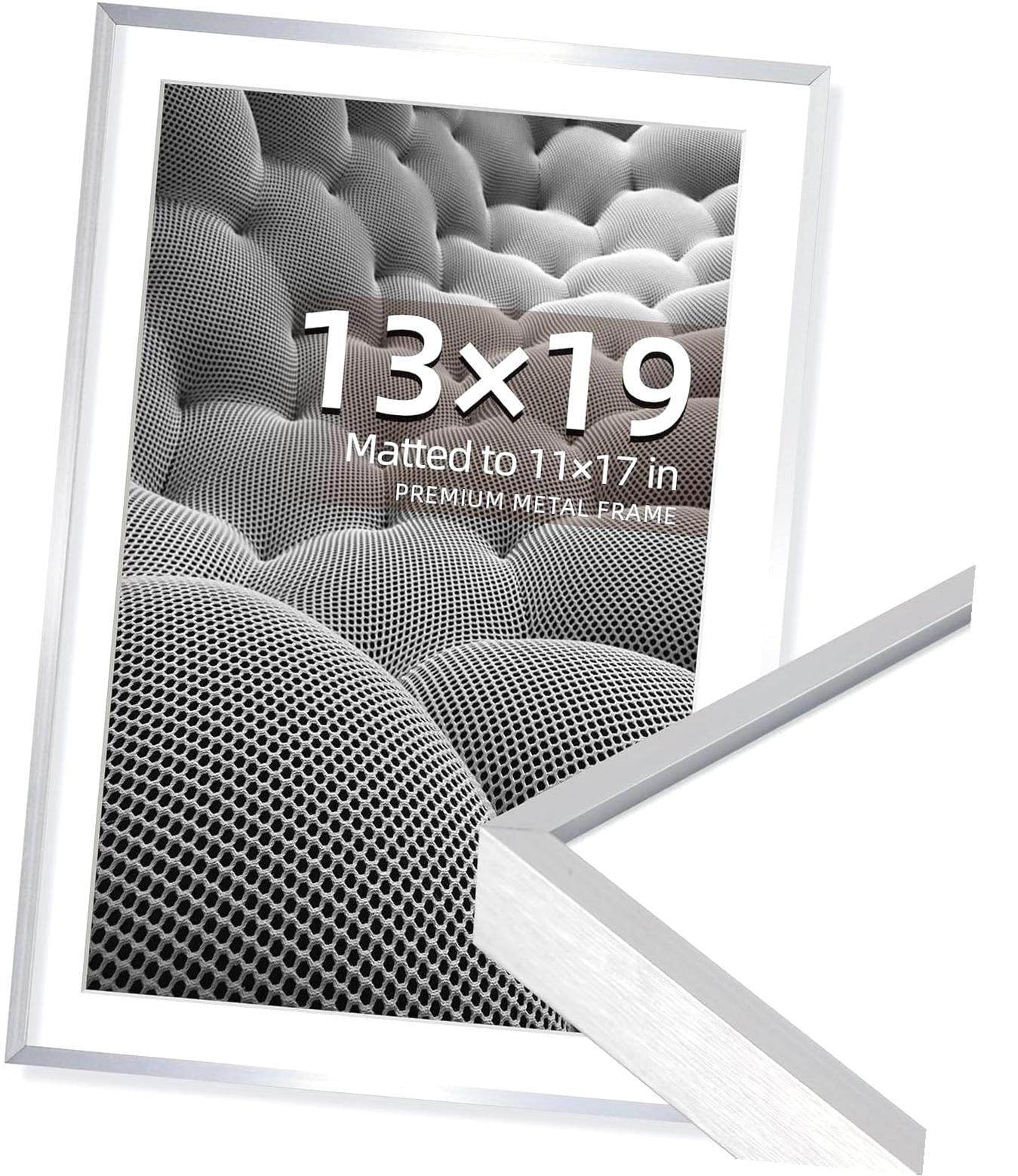 Hyjoy 13X19 Photo Frame, Showcase Poster 11X17 With Mat or 13X19 ...