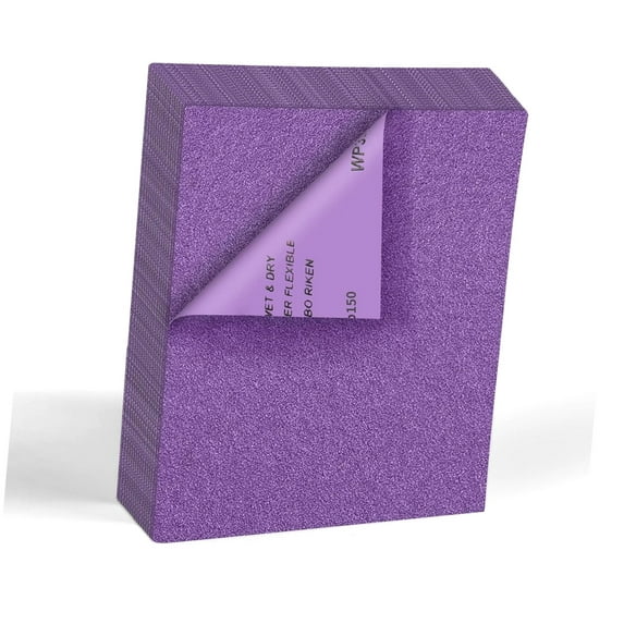Hyjoy 150 Grit Sandpaper 20 Pieces, Wet or Dry Sandpaper 9 11 Inch ...