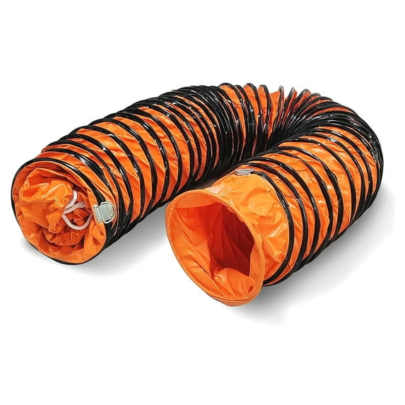 Hyjoy 16FT Ducting Hose 12 Inch Flexible Duct Hose with Rope for ...