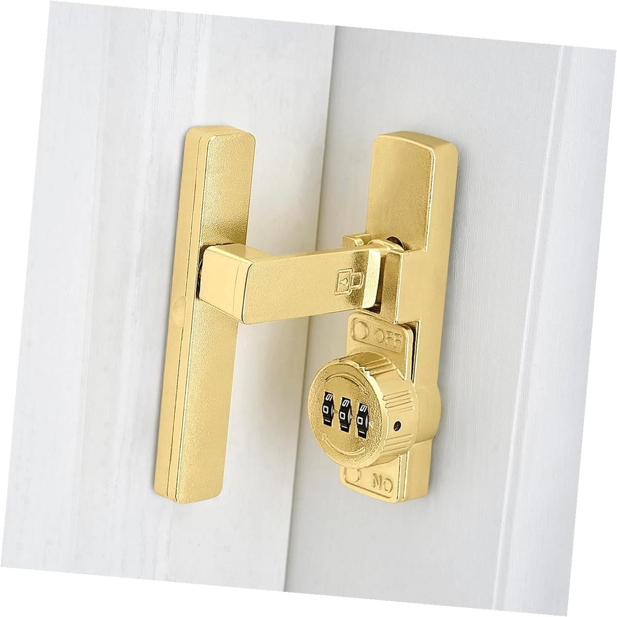 Hyjoy 180 Degree Barn Door Lock, Mechanical Password Lock, Flip with ...
