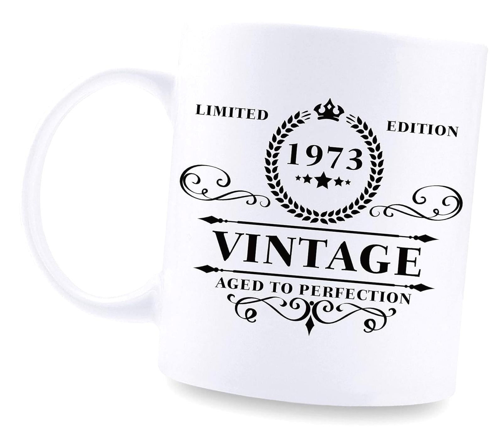 Hyjoy 1973 Birthday for Women and Men - 1973 11 Ounce Coffee Cup ...