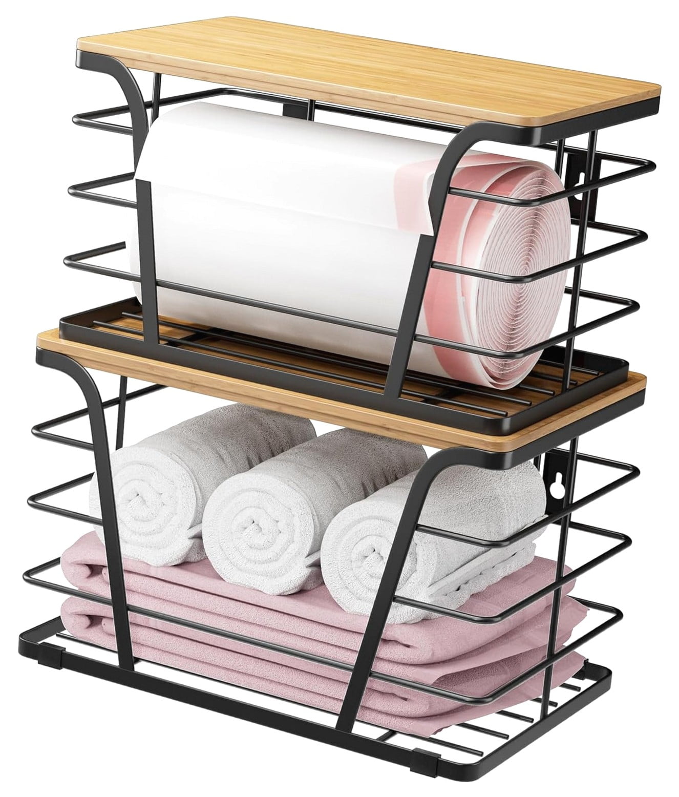 Hyjoy 2 Pack Extra Large Pantry Storage Organizers, Pantry Baskets ...