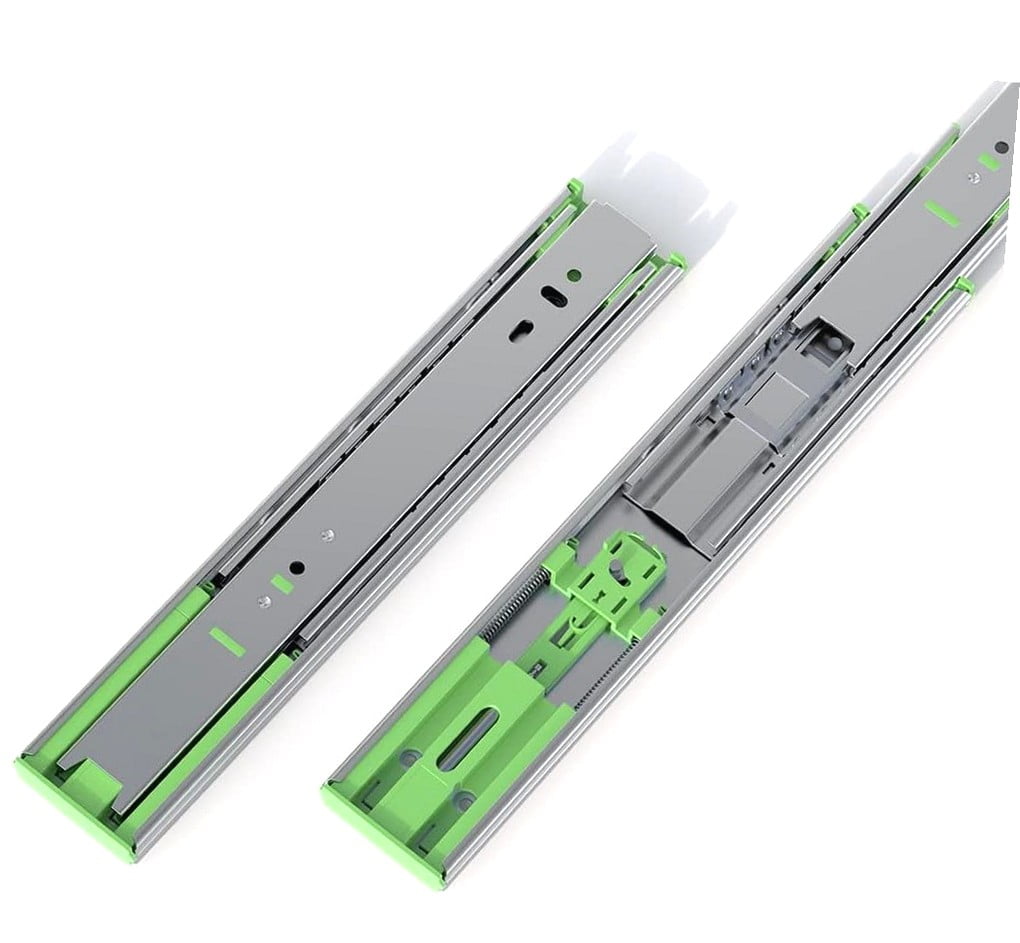 Hyjoy 2 Pairs 10 Inch Soft Close Drawer Slides, 150 Lb Load Full ...