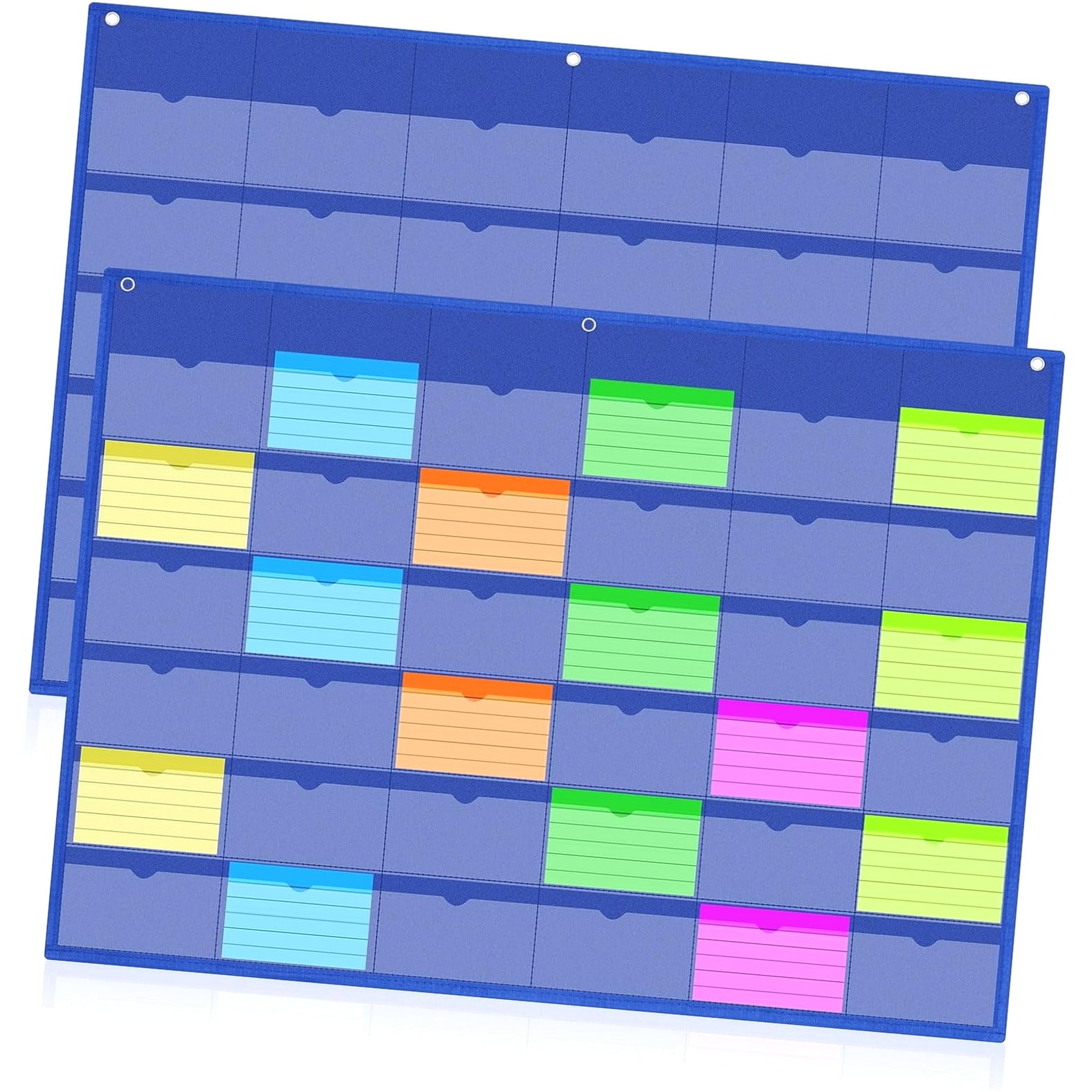 Hyjoy 2 Pcs 3.5 Inch Business Card Index Card Holder Sleeve Hanging ...