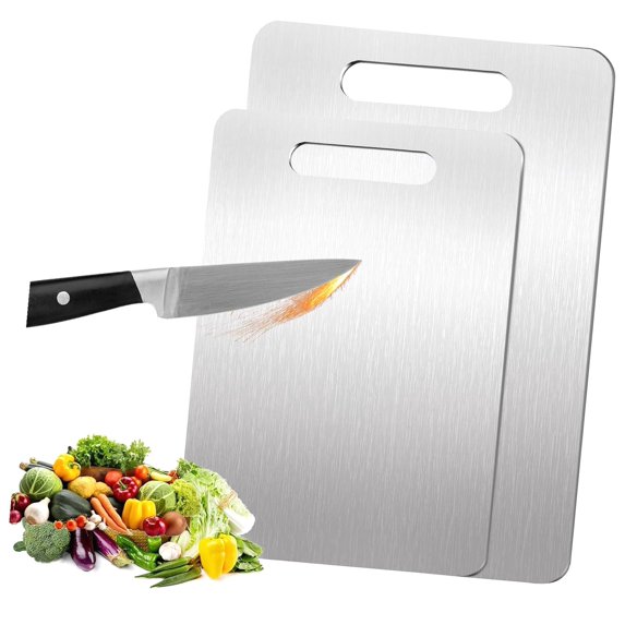 Hyjoy 2-Piece Kitchen Boards, Hygienic and , Double-Sided for Meats and ...