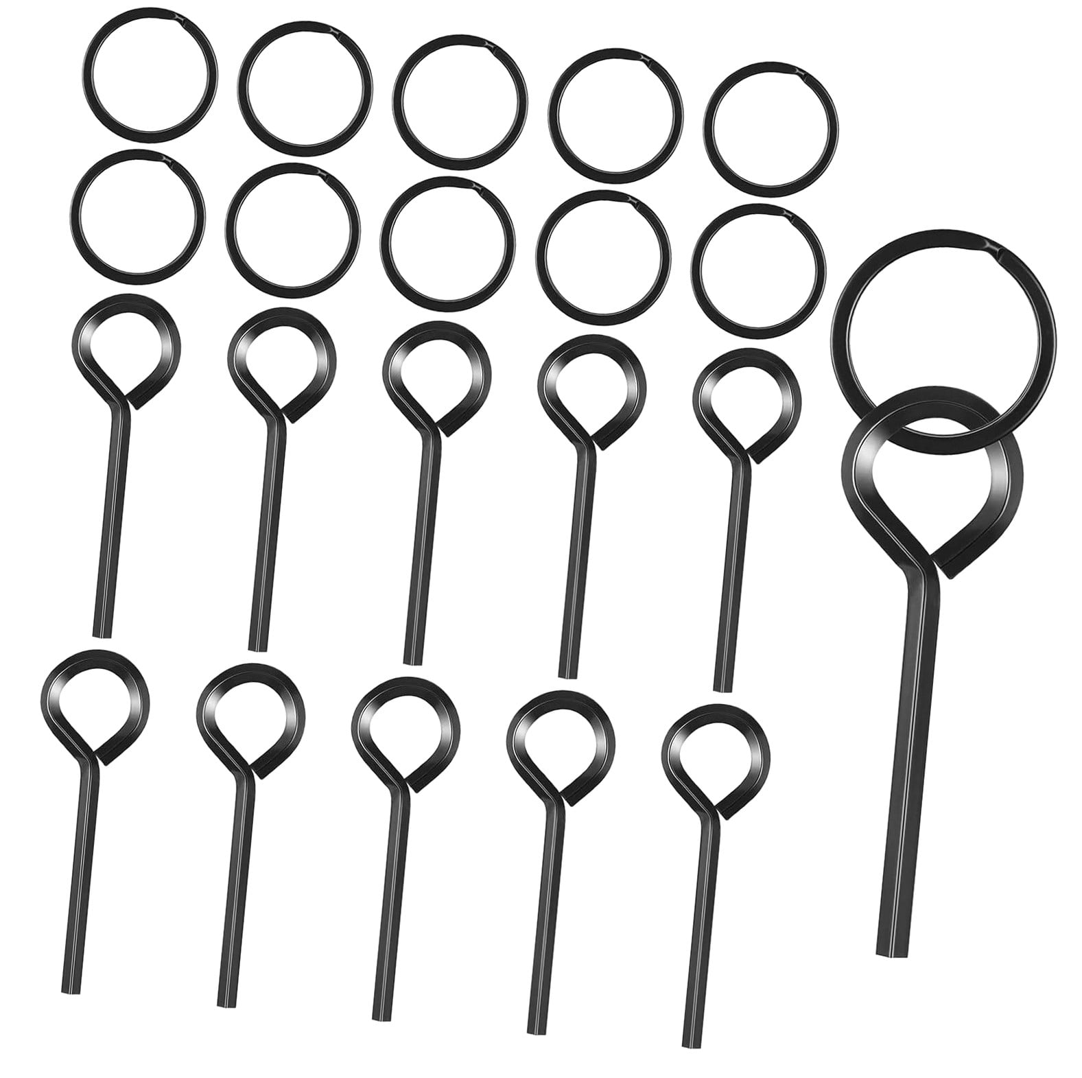 Hyjoy 20 Pack 5/32 inch Standard Hex Dogging Key, Wrench Sets with Full ...