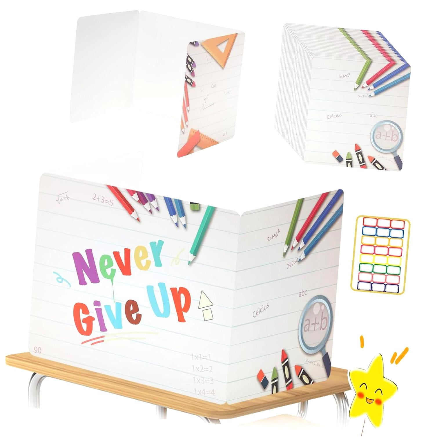 Hyjoy 24 PCS Privacy Screens for Students, Desk Partitions for ...