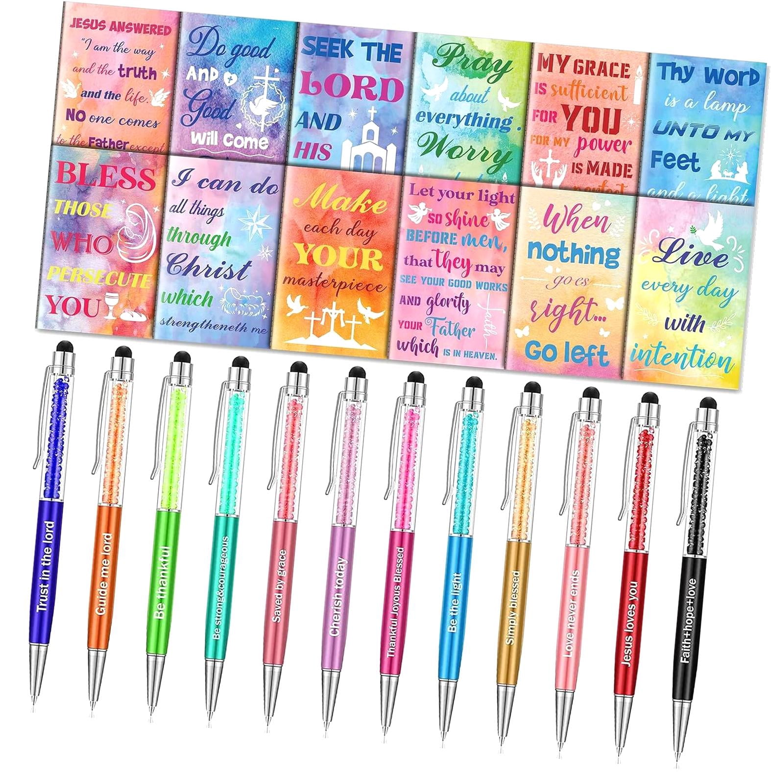 Hyjoy 24 Pcs Funny Notepads Set for Teacher Nurse Christian Theme ...