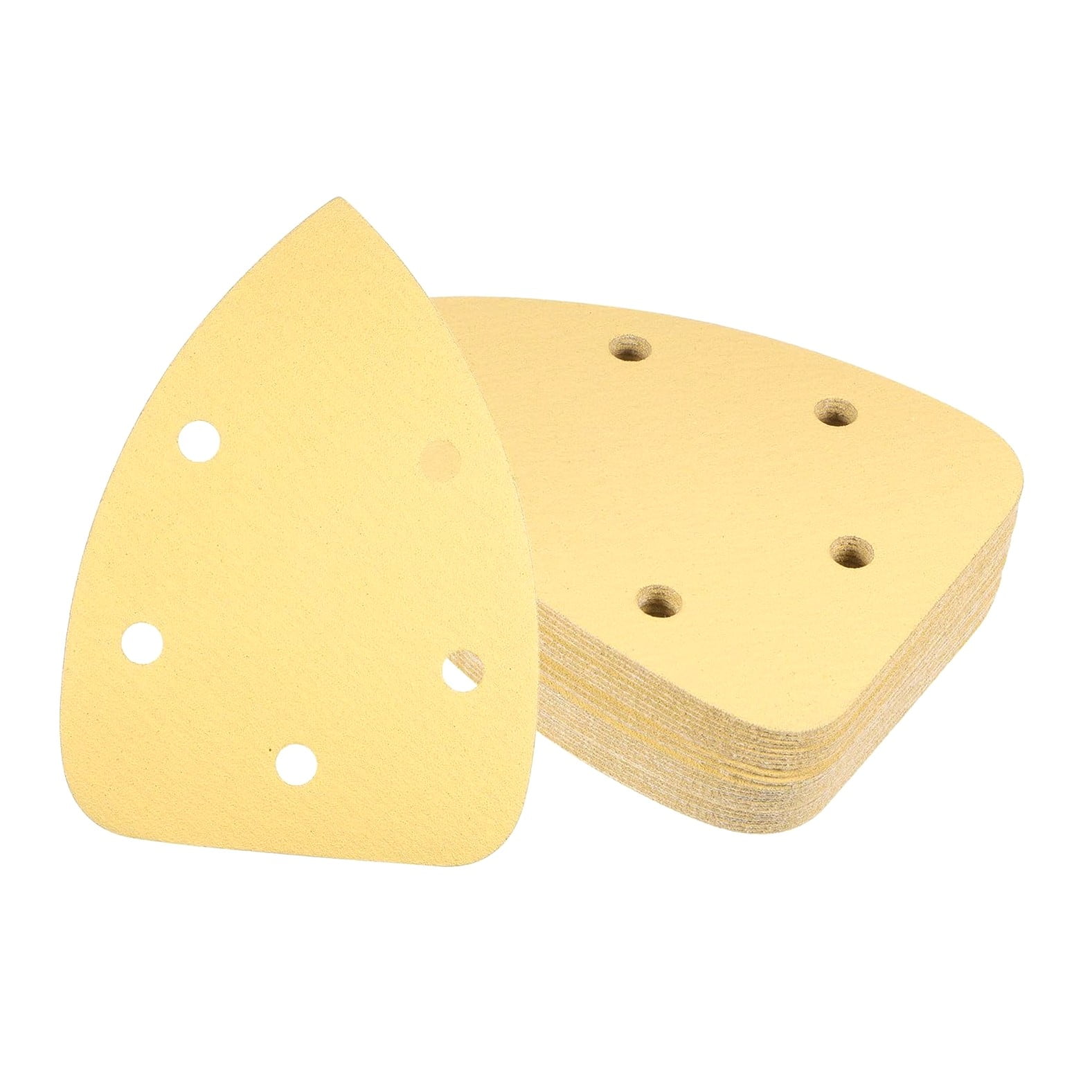 Hyjoy 24pcs Mouse Detail Sander Sandpaper [5-Hole 150 Grit] Aluminum ...