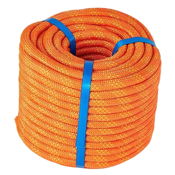 Hyjoy 3/8 Inch 120-Foot Double Braided Polyester Arborist Rope, Nylon ...