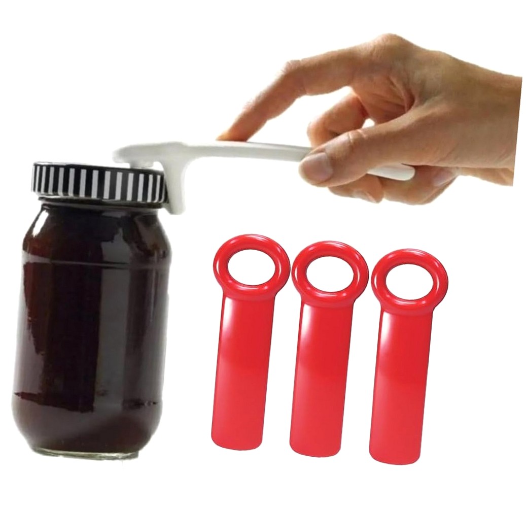 Hyjoy 3 Pcs Jar Keys, Jar Opener Jar Grippers Can Lid Opener Jar Lid ...