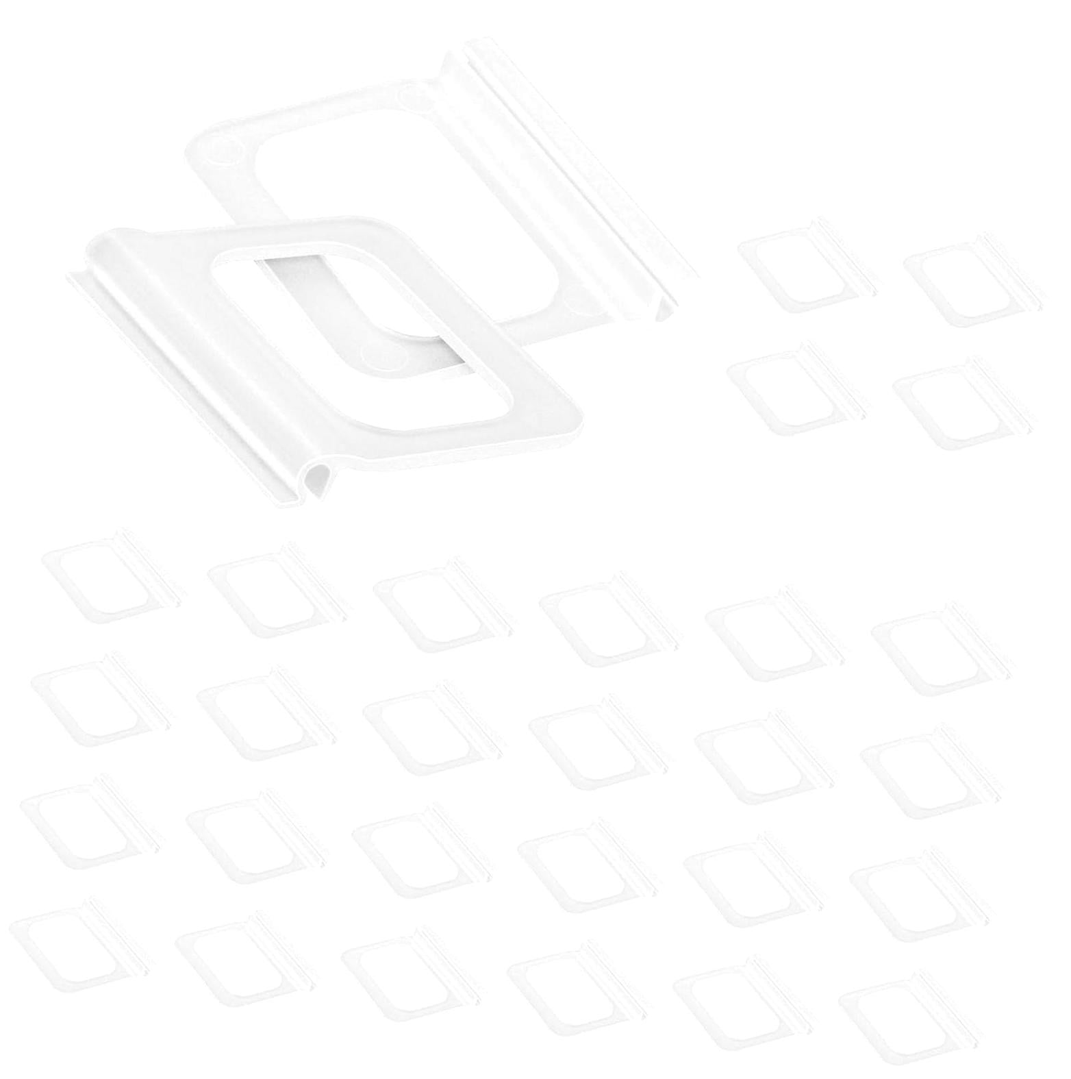 Hyjoy 30 Pcs Window Screen Pull Tabs, Hollow Spine Channel Lift Tabs ...