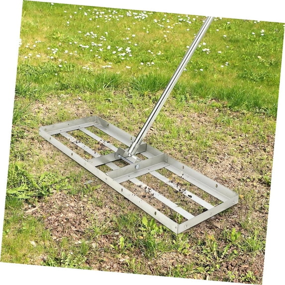Hyjoy 36" Lawn Leveling Rack with 72'' Handle Length, Steel Rack Yard ...