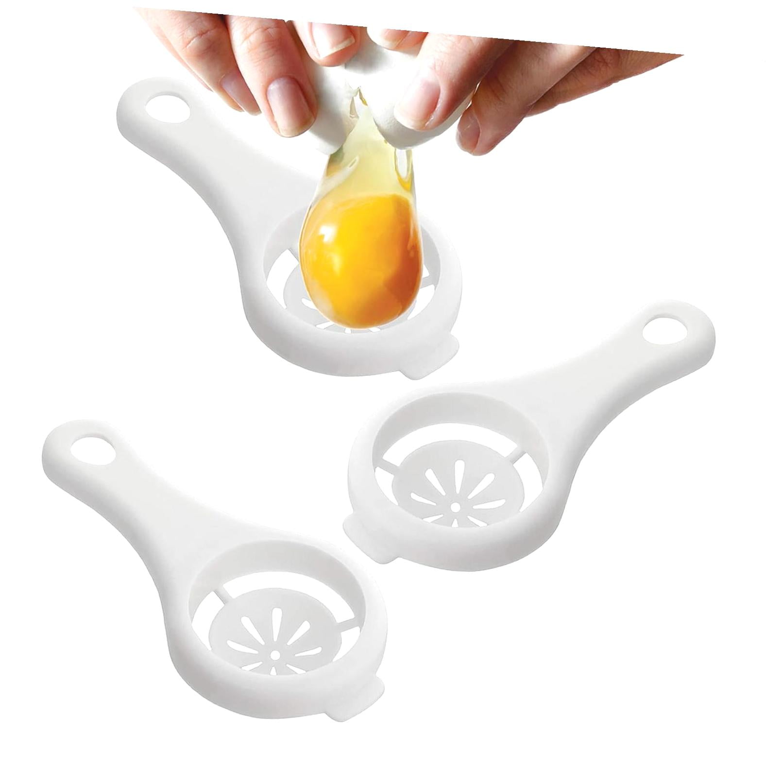 Hyjoy 3Pcs Separator - Yolk Extractor Kitchen Tool White Divider ...