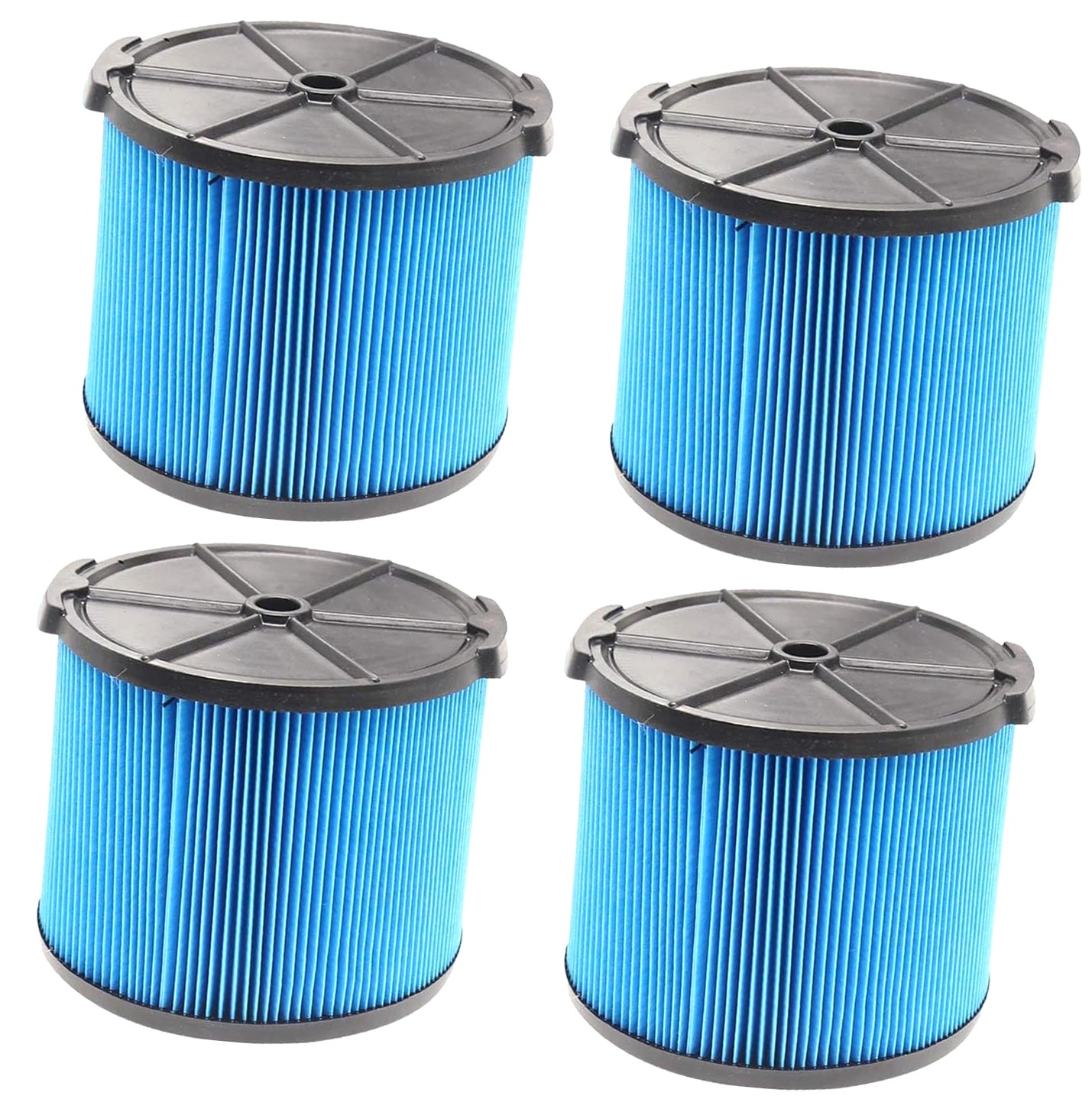 Hyjoy 4 Pack VF3500 Filter for Wet Dry Vac filters 3-4.5 Gallon Vacuums ...