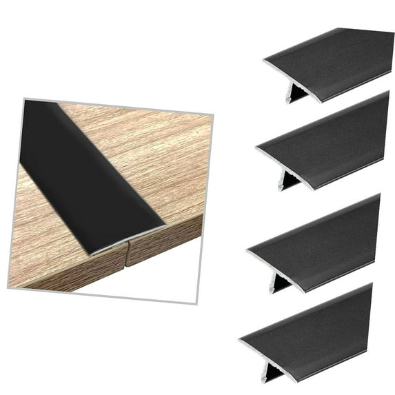Hyjoy 4-Piece Aluminum T-Molding Transition Strip - 2.8ft x 0.78in for ...