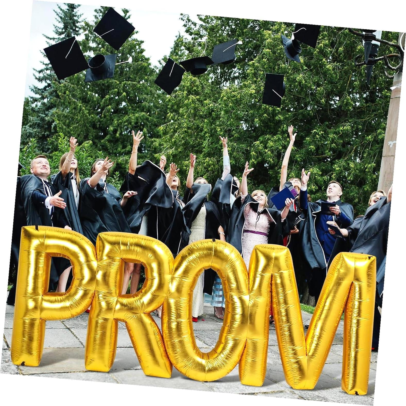 Hyjoy 4 ft Inflatable Prom Decoration - Oversized Blow-up Prom Letters ...