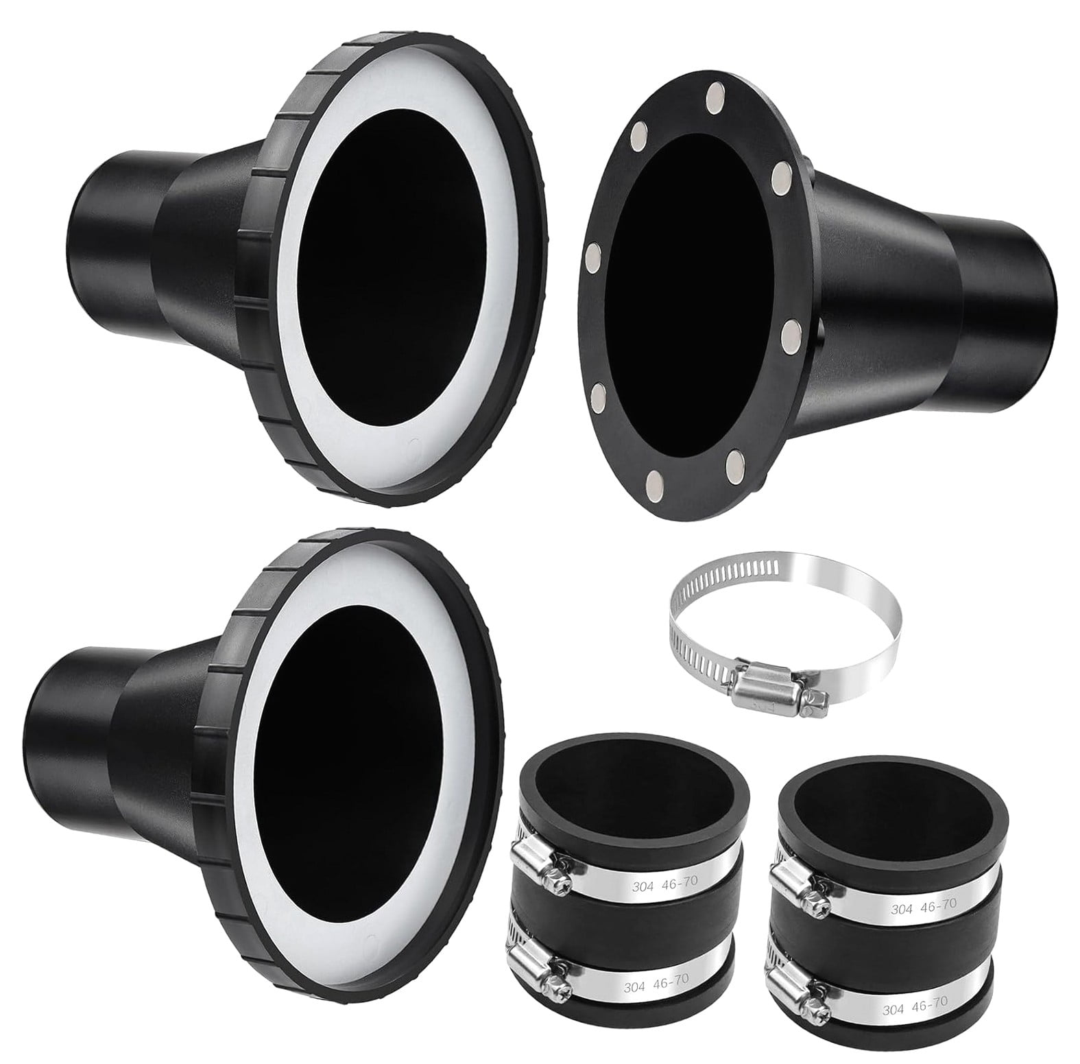 Hyjoy 4" to 2-1/2" Dust Fittings, One-to-Multiple Dust Kit /1PK ...