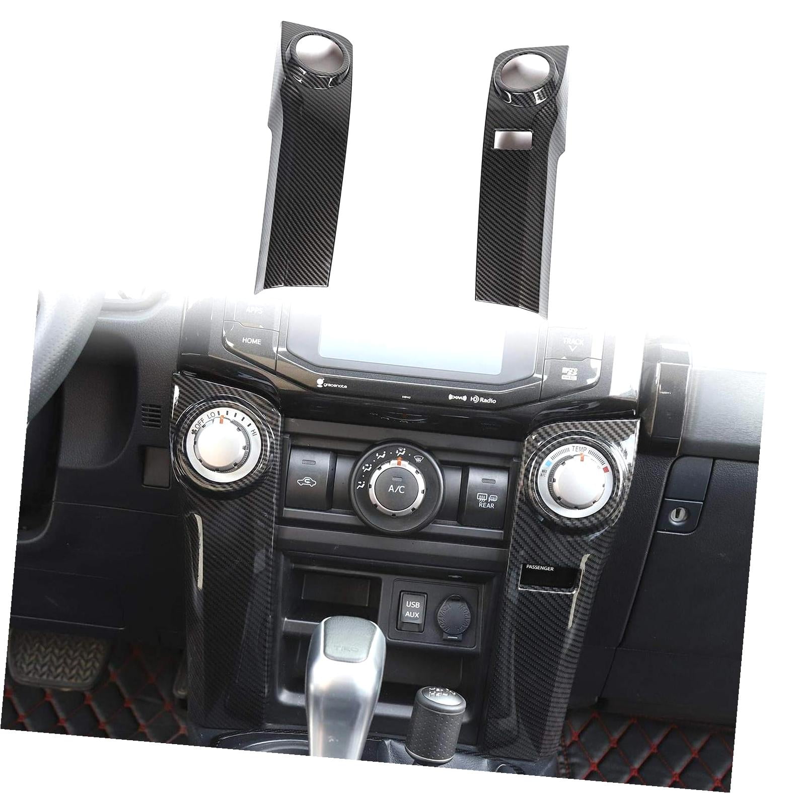 Hyjoy 4Runner ASB Carbon Fiber HVAC Control Panel Cover for 2010-2025 ...