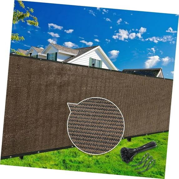 Hyjoy 4ft x 50ft Privacy Screen Fence, 90% Blockage 175 Fencing Mesh ...