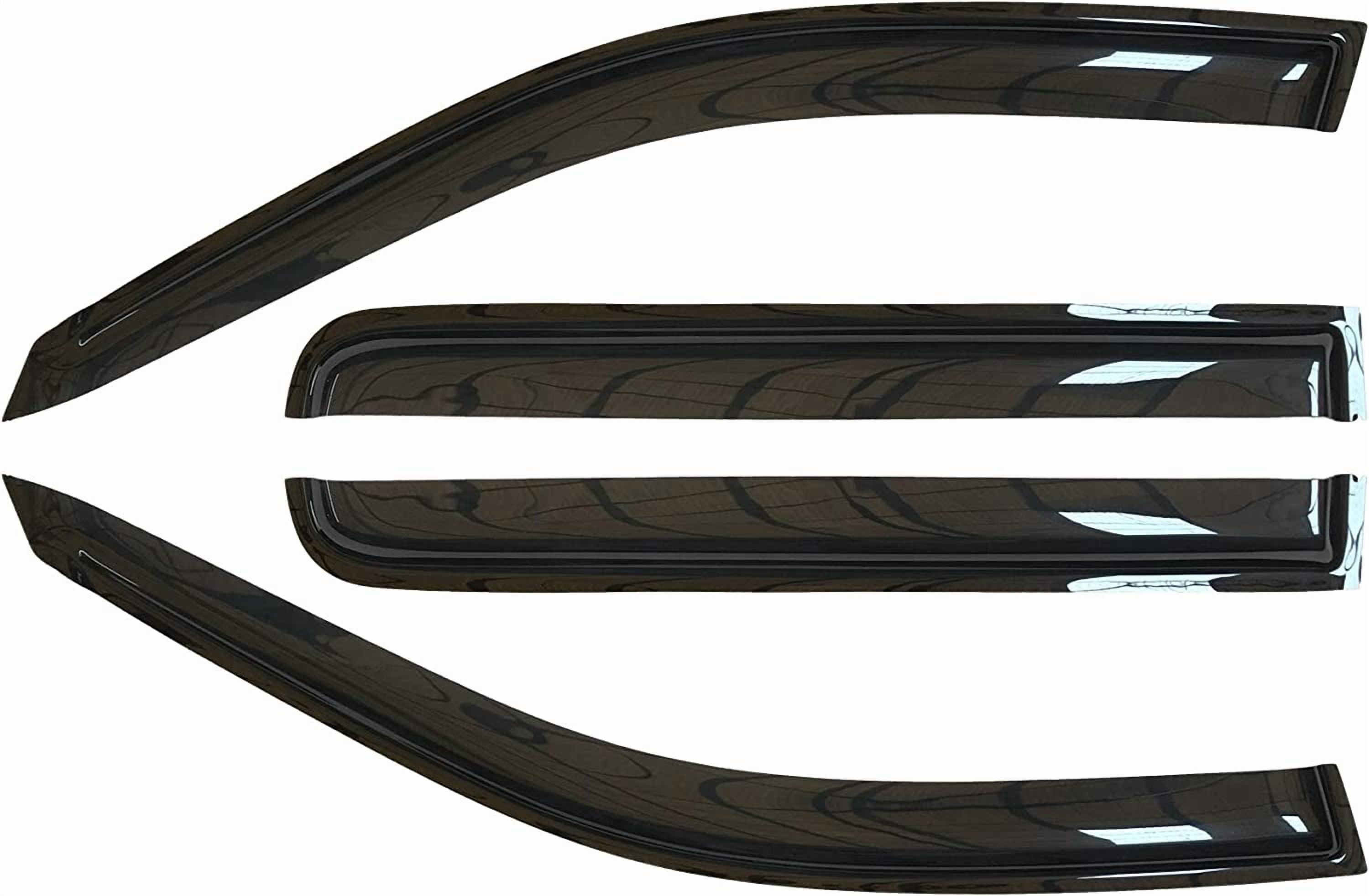 Hyjoy 4pcs Exterior Mount Style Sun Rain Guard Side Window Wind ...