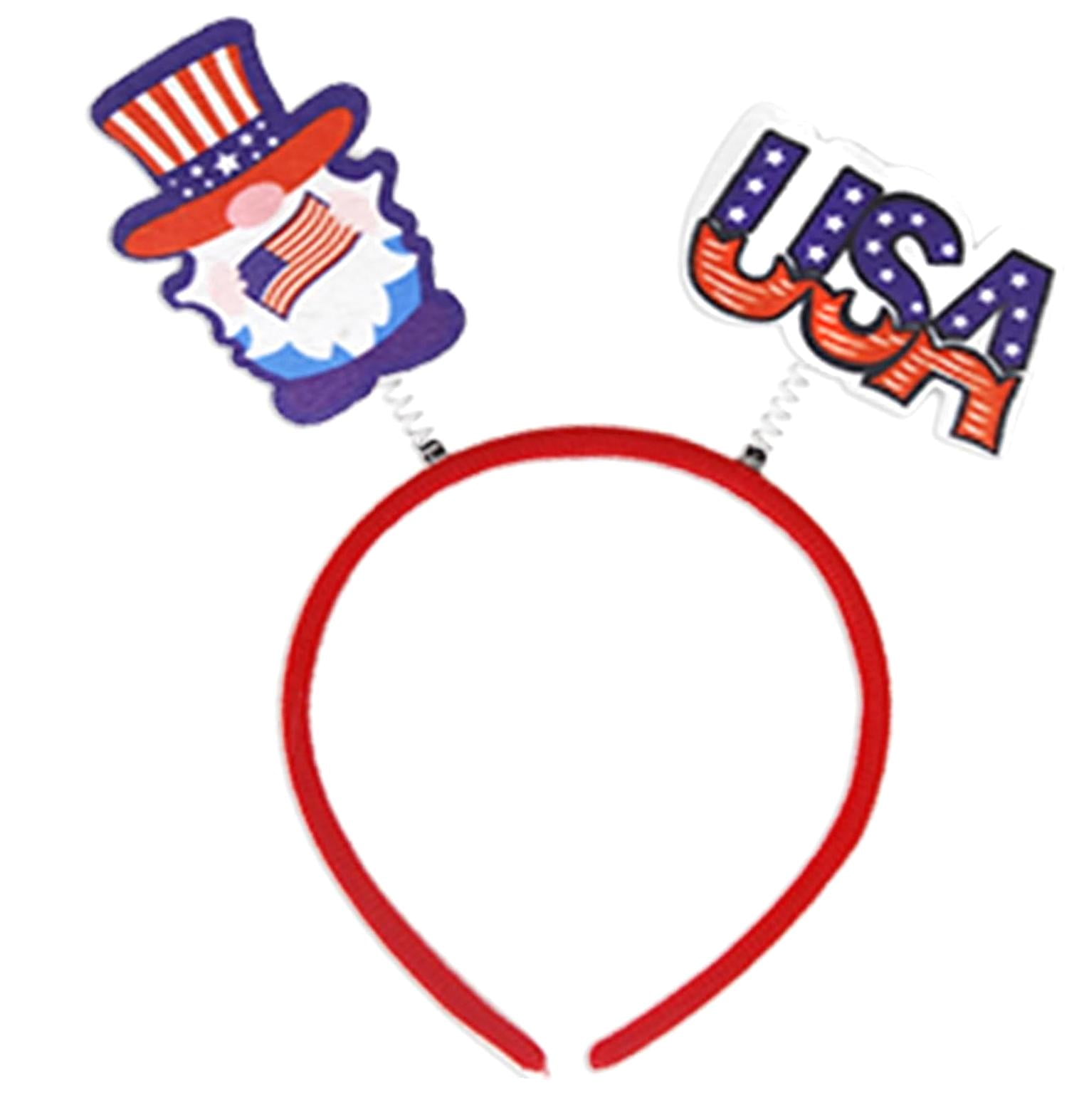 Hyjoy 4th of July Headband Boppers Headwear for Memorial Day ...