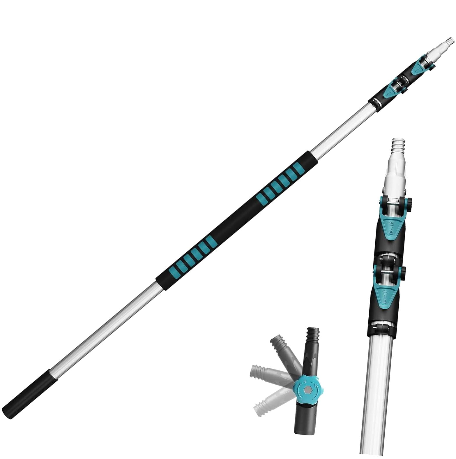 Hyjoy 5-12FT Telescoping Extension Pole | Lightweight Aluminum Rod ...