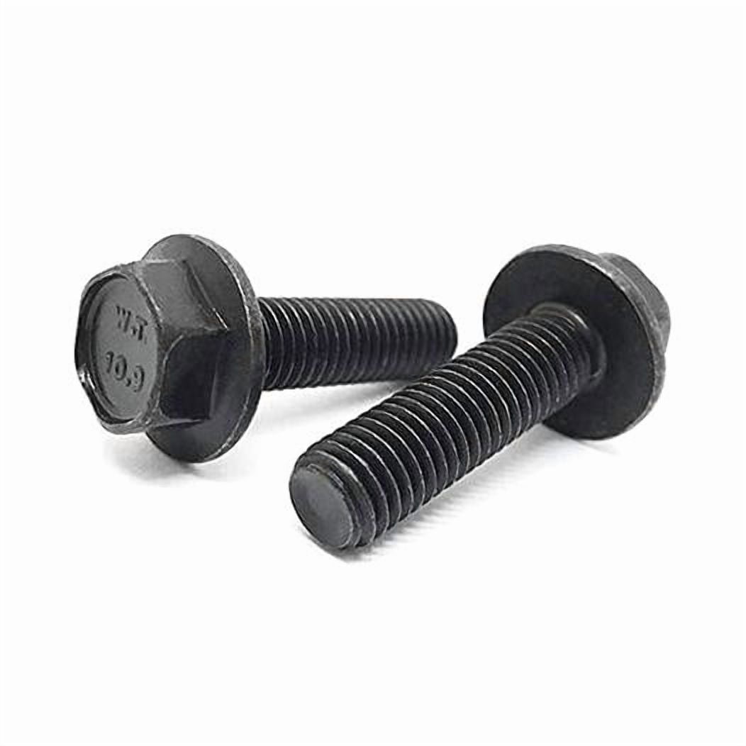 Hyjoy (5 Pieces) M16-2.0x50 Class 10.9 Hex Flange Bolts Screws UNC ...