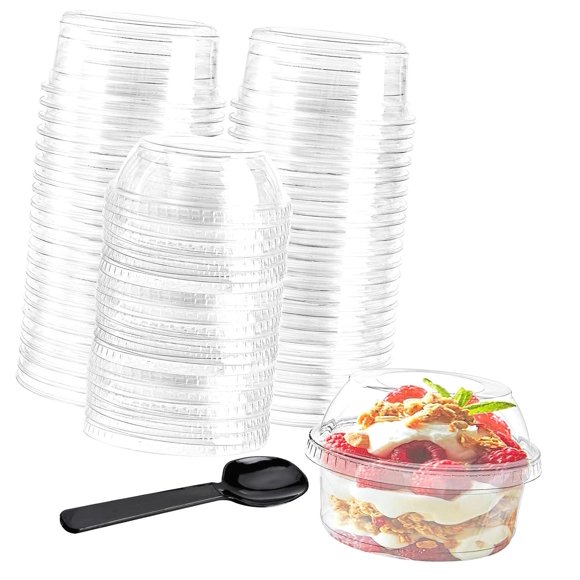 Clear Plastic Dessert Containers