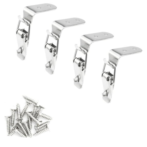 Hyjoy 58mm Steel 90-Degree Box Hood Locks Latches Cabinet Trunk Box ...