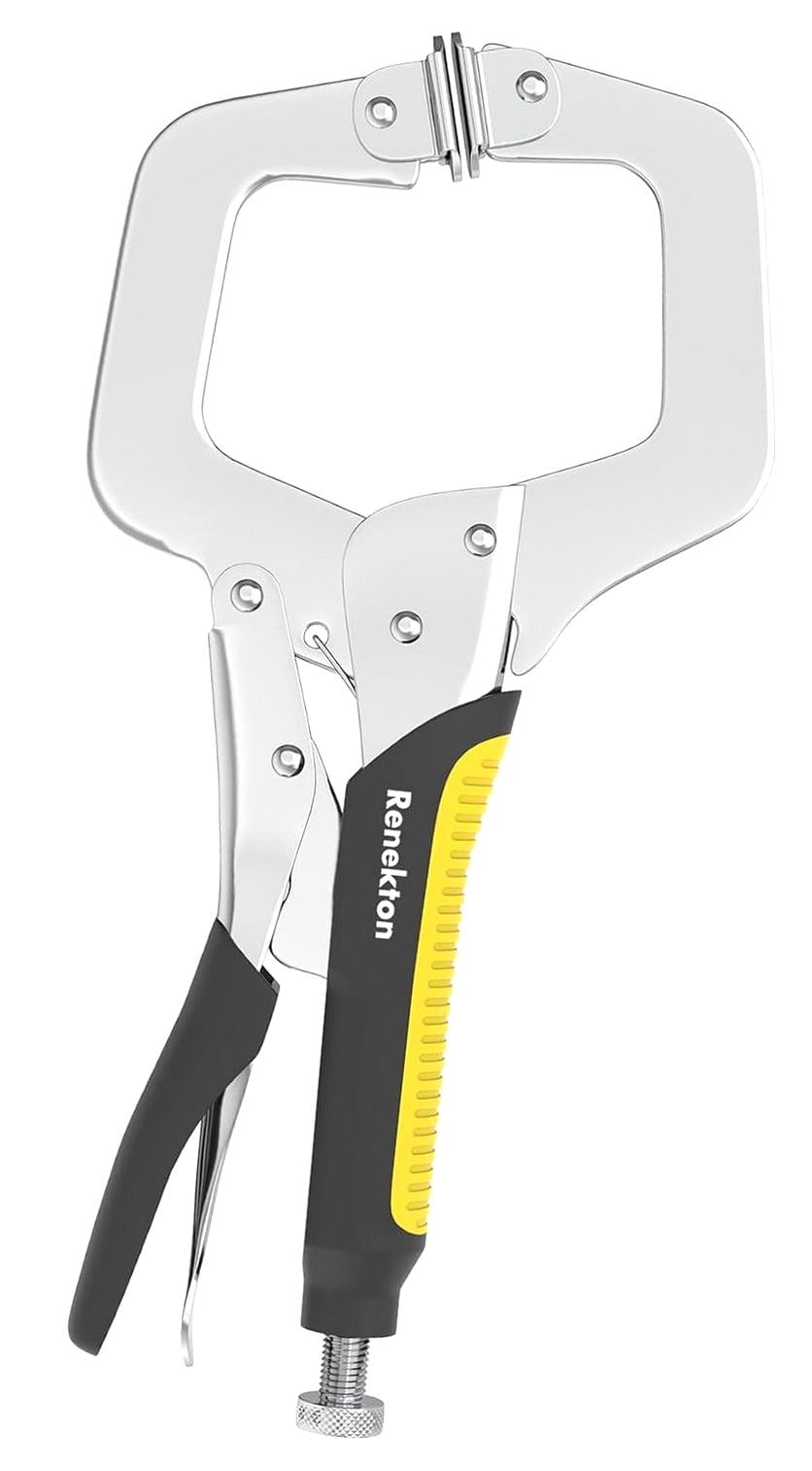 Hyjoy 6-Inch C-Clamp Locking Pliers, Premium Cr-V Construction ...