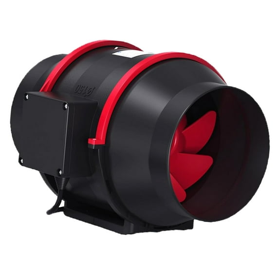 Hyjoy 6 Inch Inline Booster Duct Fan, 312 CFM Airflow Exhaust Fan with ...