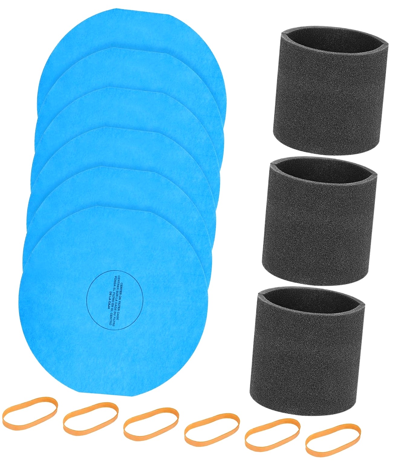 Hyjoy 6 Pack 90107/90137 Dry Filters and 3 Pcs 90585 Sleeve Filter Kit ...
