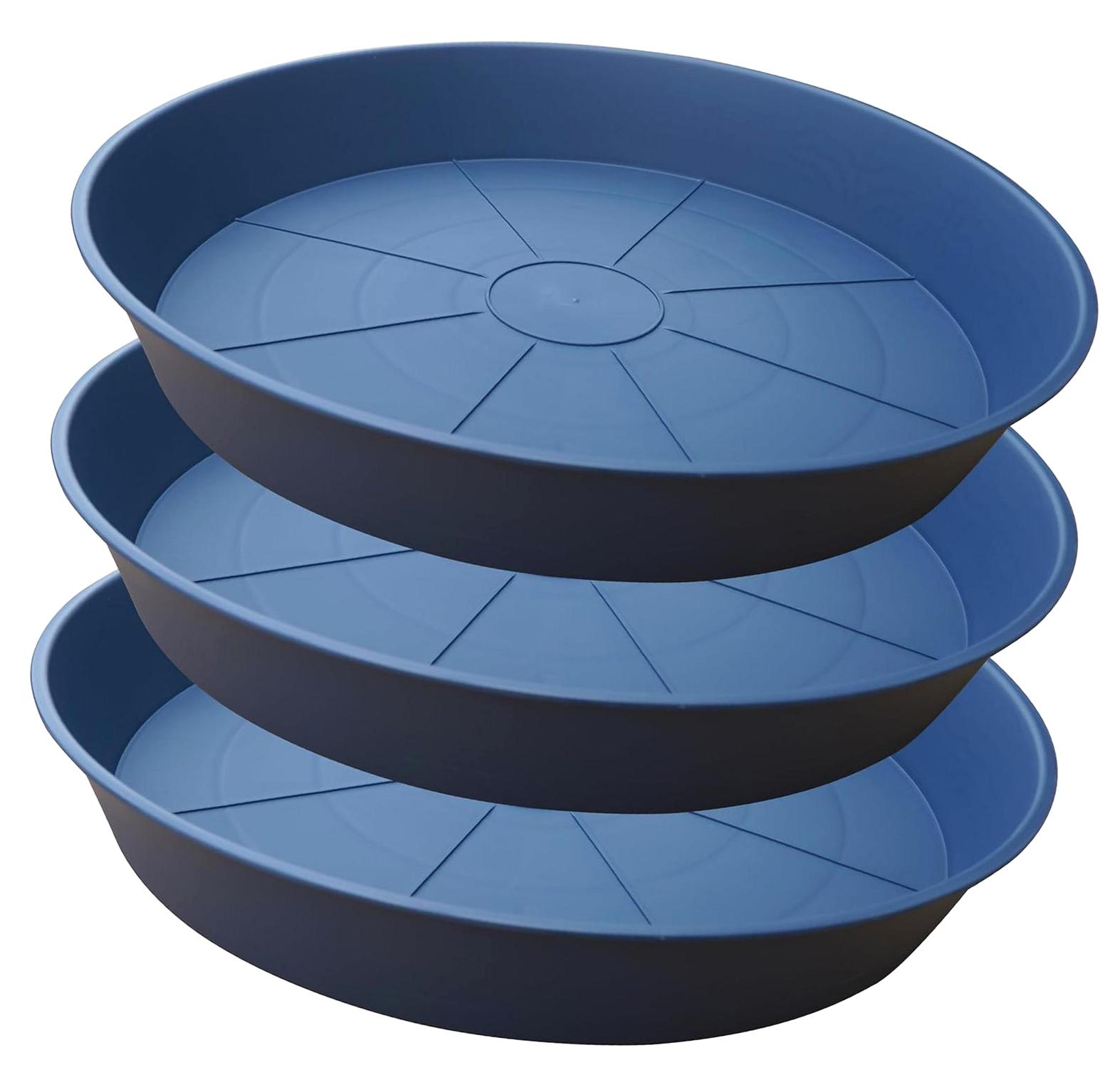 Hyjoy 6 Pack Plant Saucer Tray, 4 6 8 10 12 13 15 17 19 inch Plant ...