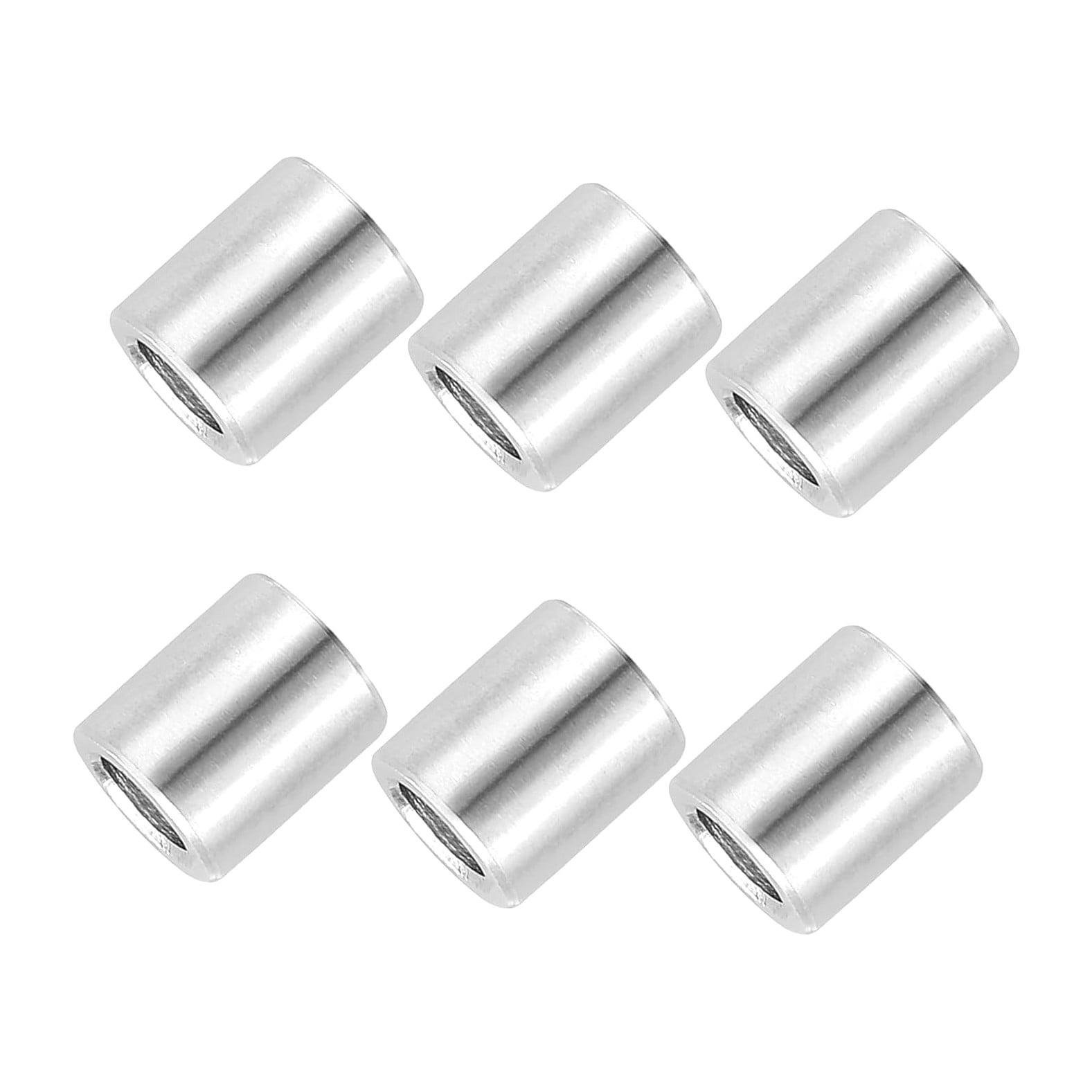 Hyjoy 6 Pcs Steel Spacers, 6mm ID 10mm OD 11mm Height Bushing Screw ...