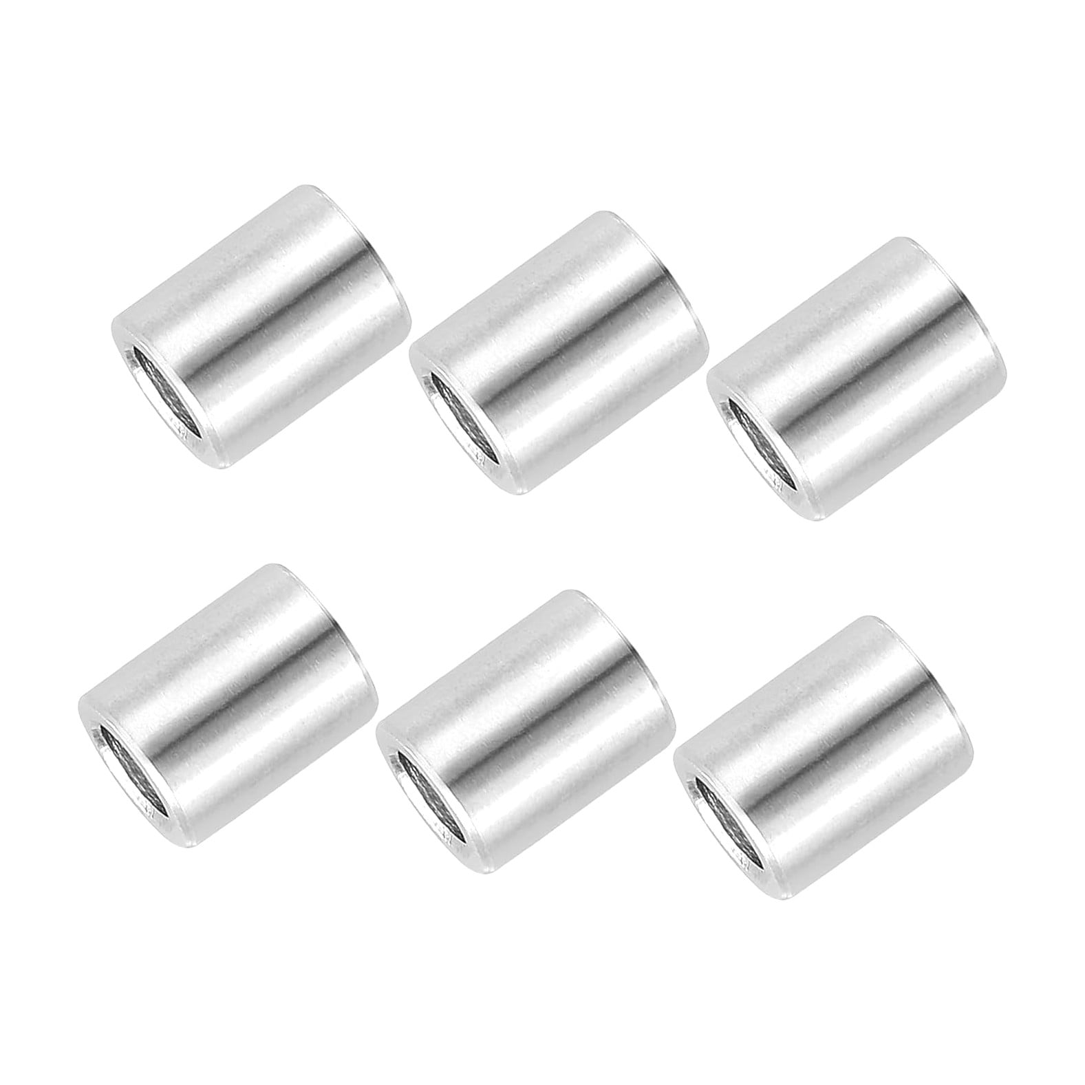 Hyjoy 6 Pcs Steel Spacers, 6mm ID 10mm OD 13mm Height Bushing Screw ...