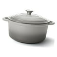 Hyjoy 6 Quart Dutch Oven Pot with Lid, Non Stick Enameled Cast Iron ...