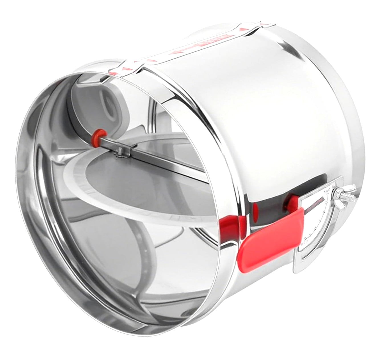 Hyjoy 8 Inch Steel HVAC Duct Manual Volume Backdraft Damper Airflow ...