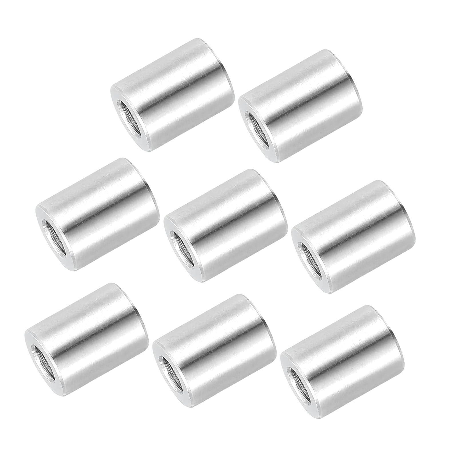 Hyjoy 8 Pcs Steel Spacers, 6mm ID 12mm OD 16mm Height Bushing Screw ...