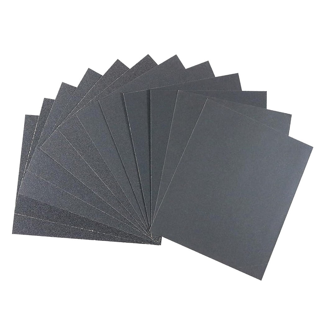Hyjoy 9"x11" 3000 Grit Wet Dry Sandpaper , 10PCS Sand Paper Pack for ...