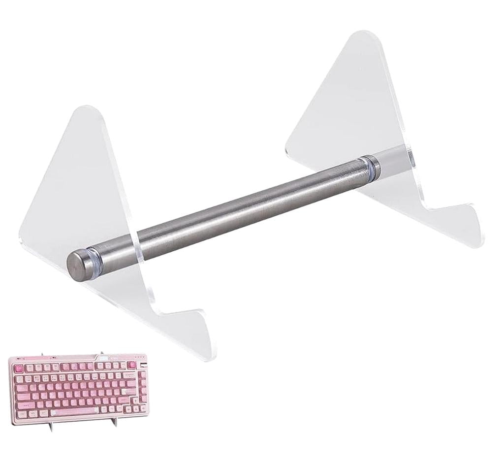 Hyjoy Acrylic Keyboard Stand, 1-Tier Transparent Display Shelf ...