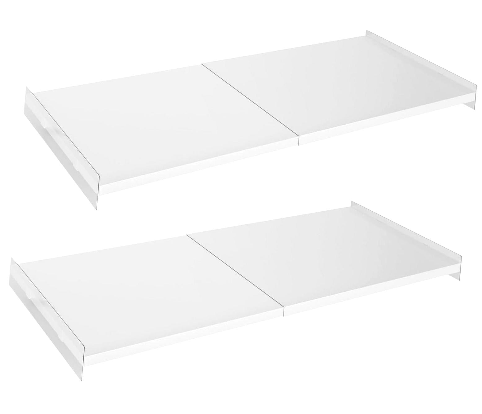 Hyjoy Adjustable Shelf Organizer for Closet, 17-31" Tension Shelf with ...